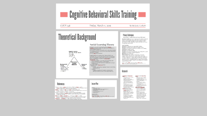 Cognitive Behavioral Skills Training by Stefanie Corbett on Prezi