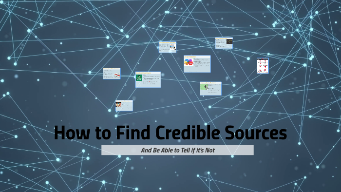 How to Find Credible Sources by Sullivan Middle School Library on Prezi
