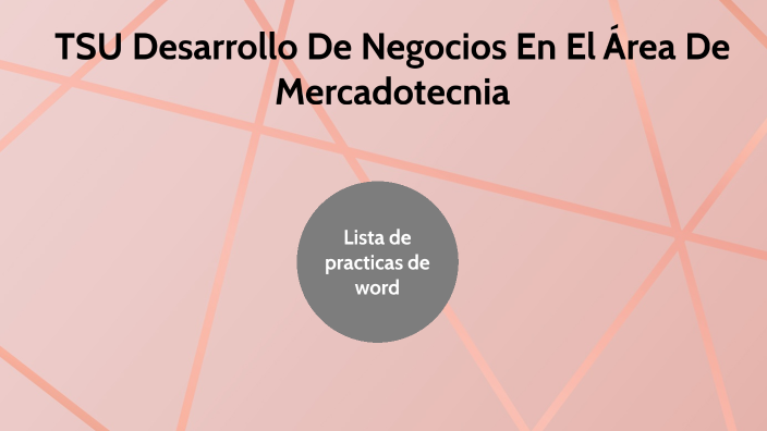 TSU Desarrollo De Negocios En El Área De Mercadotecnia by crystal De La ...