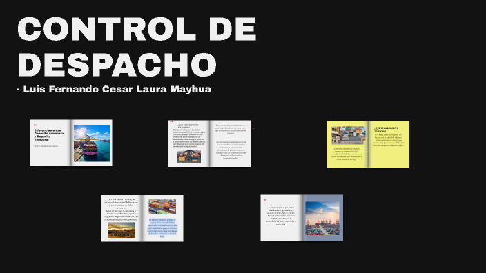 CONTROL DE DESPACHO by César Laura on Prezi