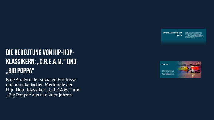 Die Bedeutung von Hip-Hop-Klassikern: „C.R.E.A.M.“ und „Big Poppa“ by ...