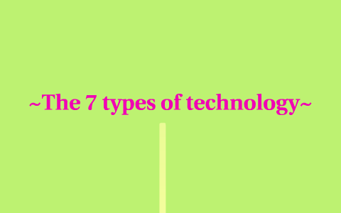 ~The 7 types of technology~ by kayde mac__45