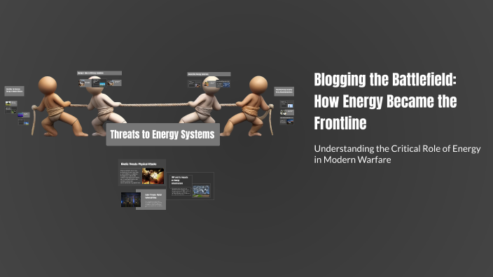 Blogging the Battlefield: How Energy Became the Frontline by Armīns ...