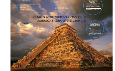 CHAPTER 10: CIVILIZATIONS OF THE AMERICAS, 2500 B.C.E-1500 C by ...