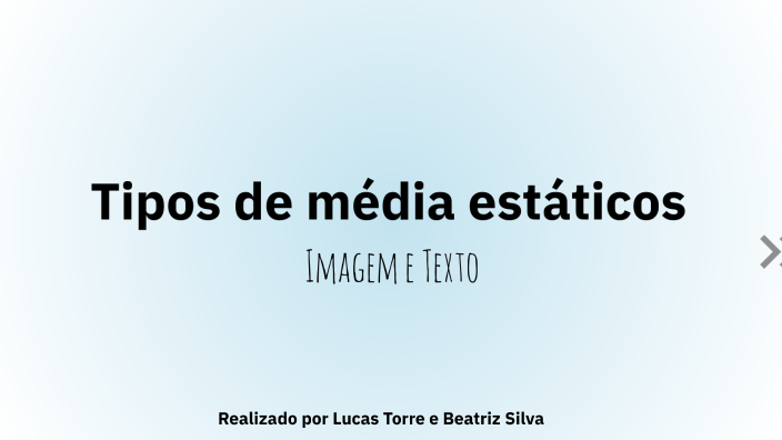 Types of Static Media by Lucas Torre on Prezi