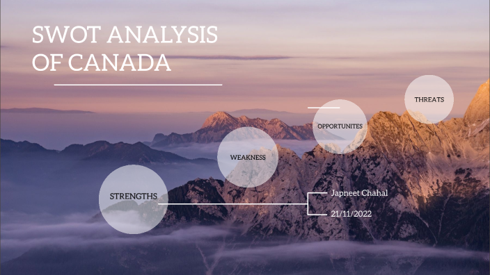 SWOT ANALYSIS OF CANADA by JAPNEET CHAHAL on Prezi