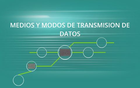 MEDIOS Y MODOS DE TRANSMISION DE DATOS by Diego Cuenca on Prezi