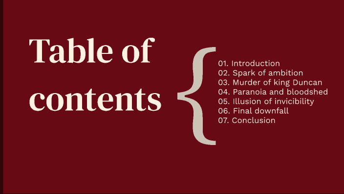 Interactive timeline of Macbeth's downfall by Nour Elegaily on Prezi