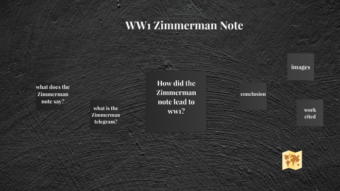 WW1 Zimmerman note by sierra williams on Prezi