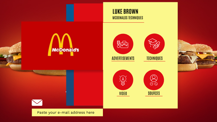 Mcdonald's Advertising Techniques by Luke Brown on Prezi