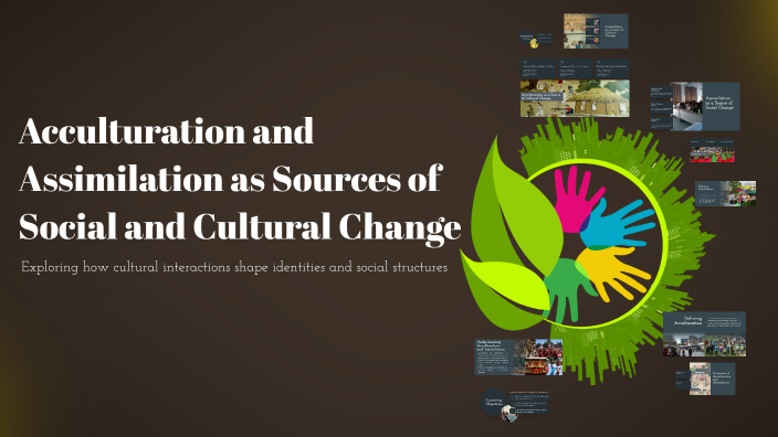 Acculturation and Assimilation as Sources of Social and Cultural Change ...