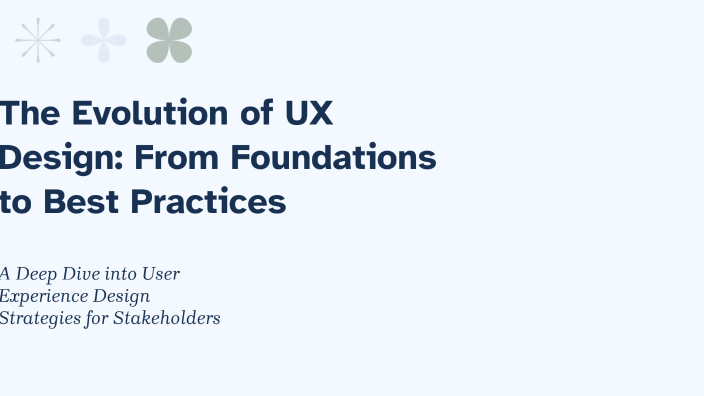The Evolution of UX Design: From Foundations to Best Practices by ...