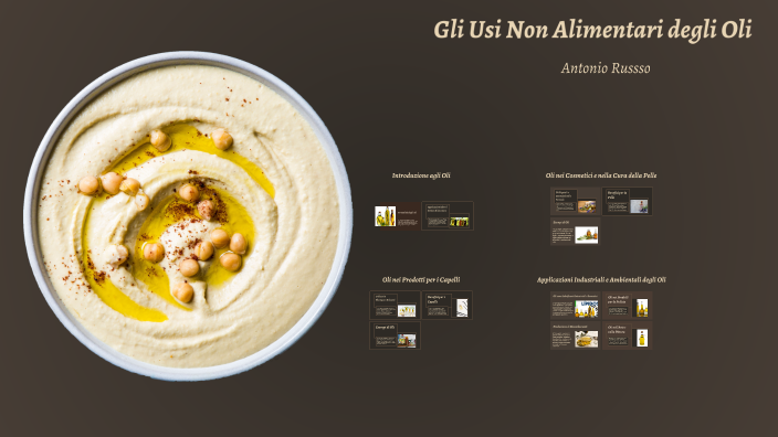 Slide 1: Titolo "Gli Usi Non Alimentari degli Oli" Immagine ...
