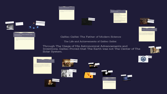 Galileo Galilei: The Father of Modern Science by Eva Byler on Prezi
