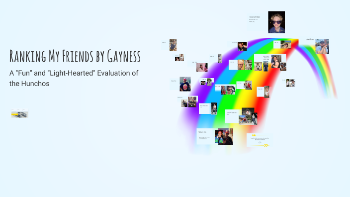 Ranking My Friends by Gayness by Nerissa Fezler on Prezi