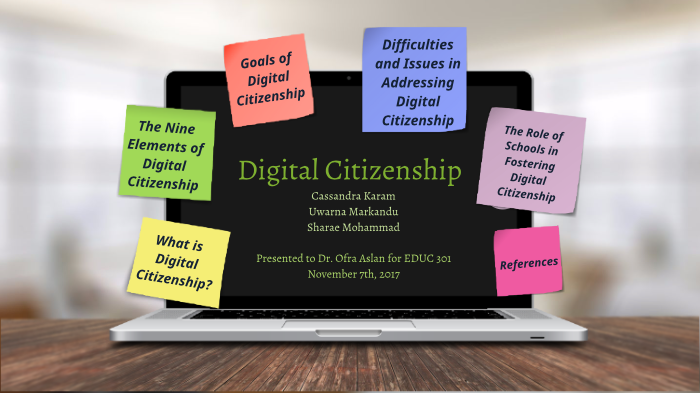 301 Presentation - Digital Citizenship by Cassandra Karam