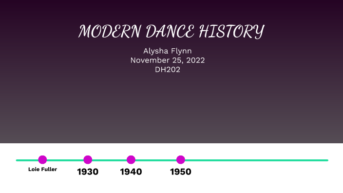 Modern Dance History by Alysha Flynn on Prezi