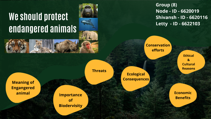 Protecting endangered animals: A call to action by Aryan on Prezi