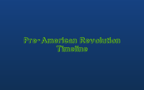 Pre-American Revolution Timeline by Ian Crowley on Prezi
