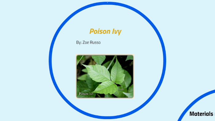 Zoe Russo poison ivy by Laura Wilbur on Prezi
