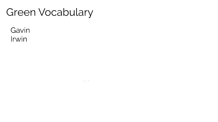 Green Architecture by Gavin Irwin on Prezi