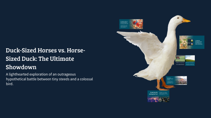 Duck-Sized Horses vs. Horse-Sized Duck: The Ultimate Showdown by a n on ...