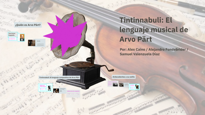 Tintinnabuli: El lenguaje musical de Arvo Pärt by Samuel Valenzuela on ...