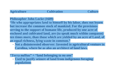 Agriculture as the worst mistake? by Jessica Rolston on Prezi