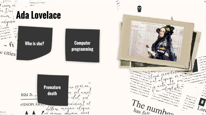 Ada Lovelace by Ivan Galesi on Prezi