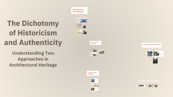 The Dichotomy of Historicism and Authenticity by Gizem Sermet on Prezi