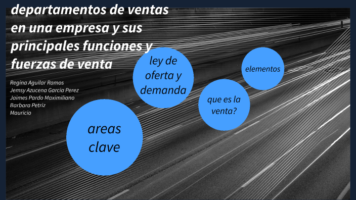 departamentos de ventas en una empresa y sus principales funciones y ...