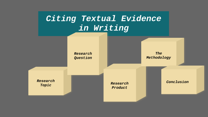 Citing Textual Evidence In Writing by Maria Parker on Prezi