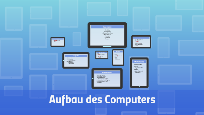 Aufbau des Computers by Ronja Bauer on Prezi