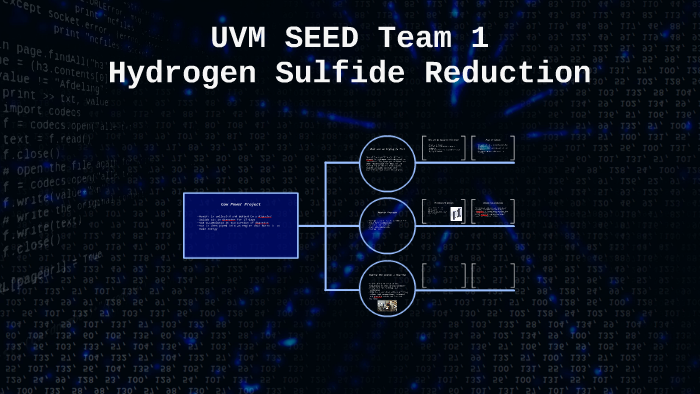 UVM SEED Team 1 by Nate Bulich on Prezi