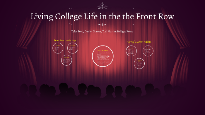 Living College Life in the the Front Row by Bridget Reese on Prezi