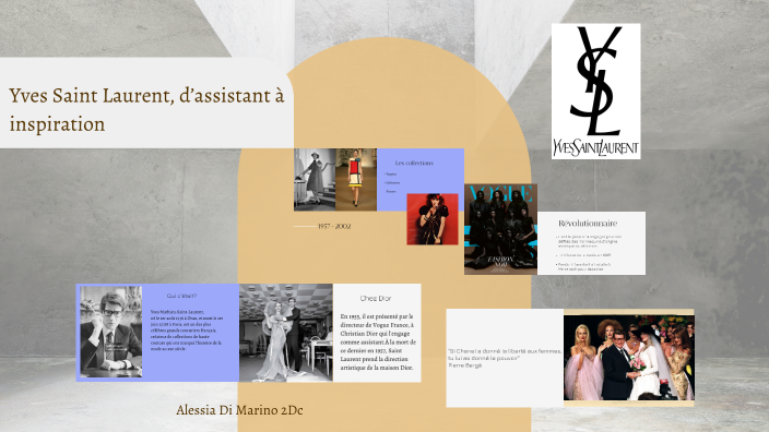 Yves Saint Laurent by Alessia Di Marino on Prezi