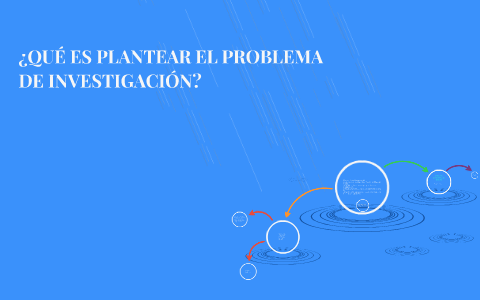 ¿QUÉ ES PLANTEAR EL PROBLEMA DE INVESTIGACIÓN? by ivan lorenzana on Prezi