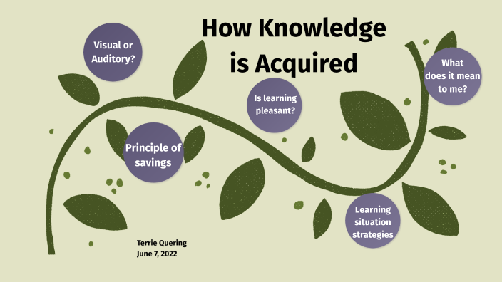 How Knowledge is Acquired by Andrea Quering on Prezi