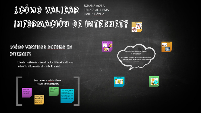 ¿como validar informacion de internet? by Johana Ayala on Prezi