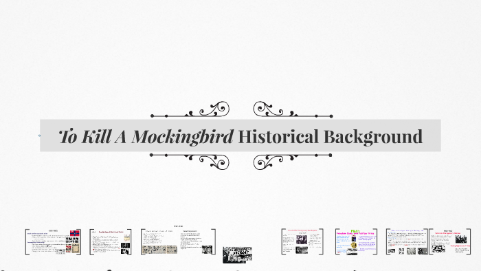 Period 6 To Kill a Mockingbird Historical Background Timeline by Alysia ...