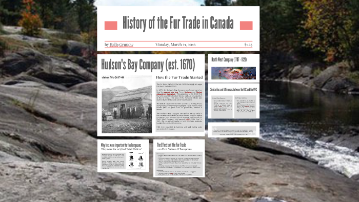 History of the Fur Trade in Canada by on Prezi
