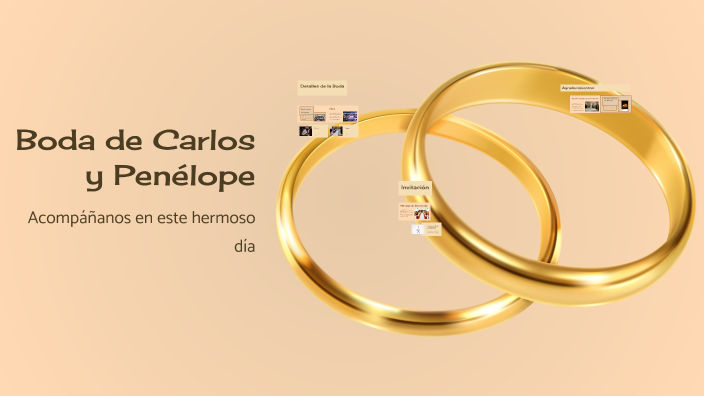 Boda de Carlos y Penélope by D mei Creations on Prezi