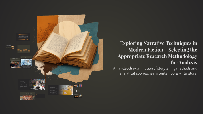 Exploring Narrative Techniques in Modern Fiction – Selecting the ...