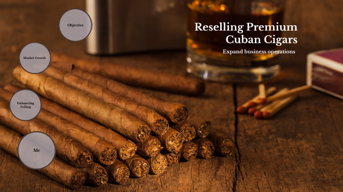 Reselling Premium Cuban Cigars by sahil raut on Prezi