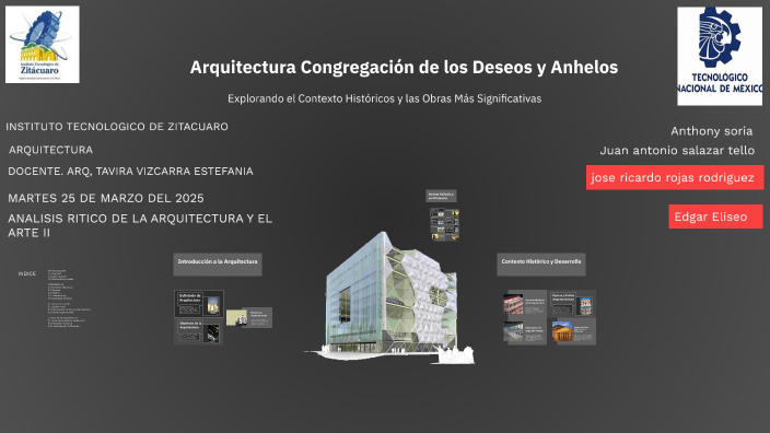 Arquitectura Congregación de los Deseos y Anhelos by Anthony Soria on Prezi