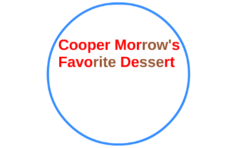 Cooper Morrow's Favorite Dessert by Cooper Morrow on Prezi