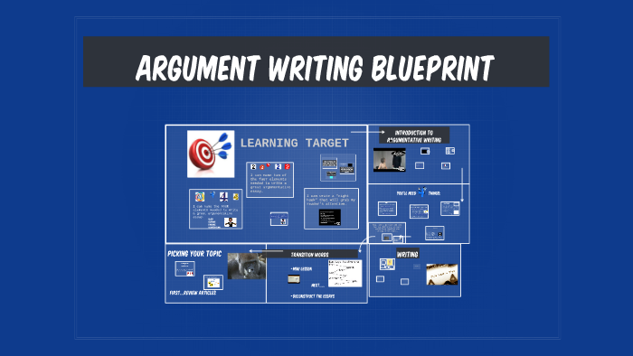 ARGUMENT WRITING BLUEPRINT by Katie Millar Smith on Prezi