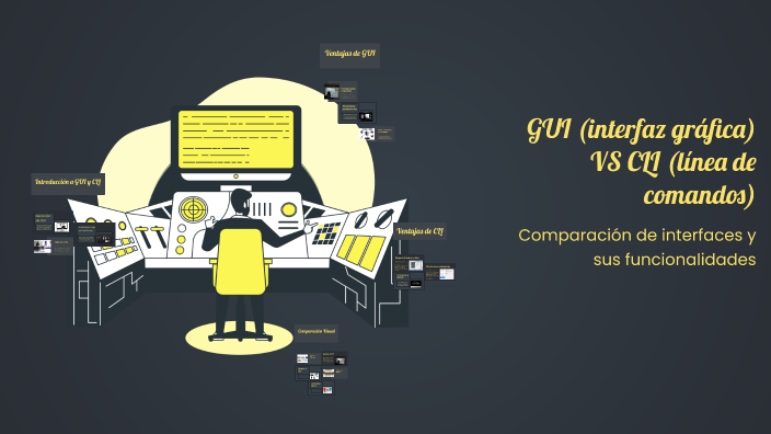 GUI (interfaz gráfica) VS CLI (línea de comandos) by Kendri Davila on Prezi
