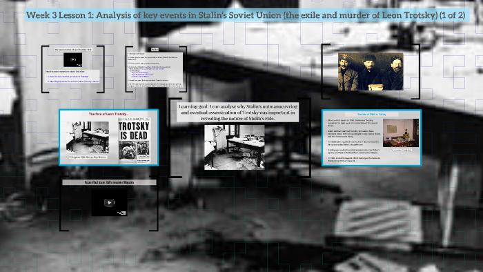 Week 3 Lesson 1: Analysis of key events in Stalin’s Soviet Union (the ...