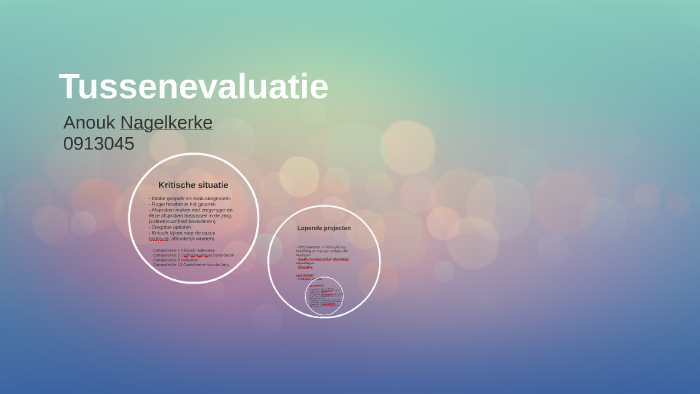 Tussenevaluatie by on Prezi